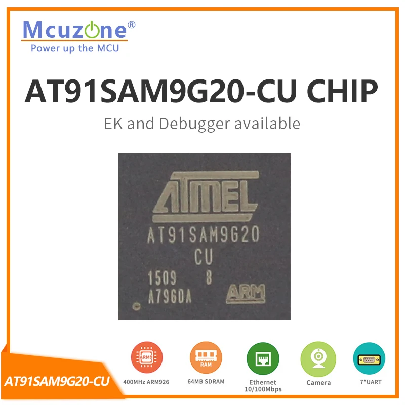 AT91SAM9G20-CU ( microchip ATMEL ARM9), CHIP USB UART SD JTAG SAM9G20 9G20