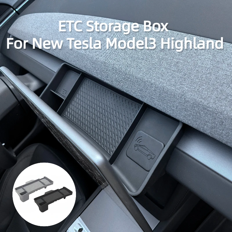 ETC-Storage-Box-for-New-Tesla-Model3-Highland-2024-Screen-Rear-Bracket ...