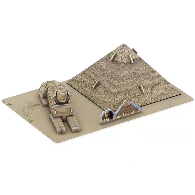 Sphinx-Pyramid-3D-Paper-Puzzle-Building-Model-Toy-Egypt-Giza ...