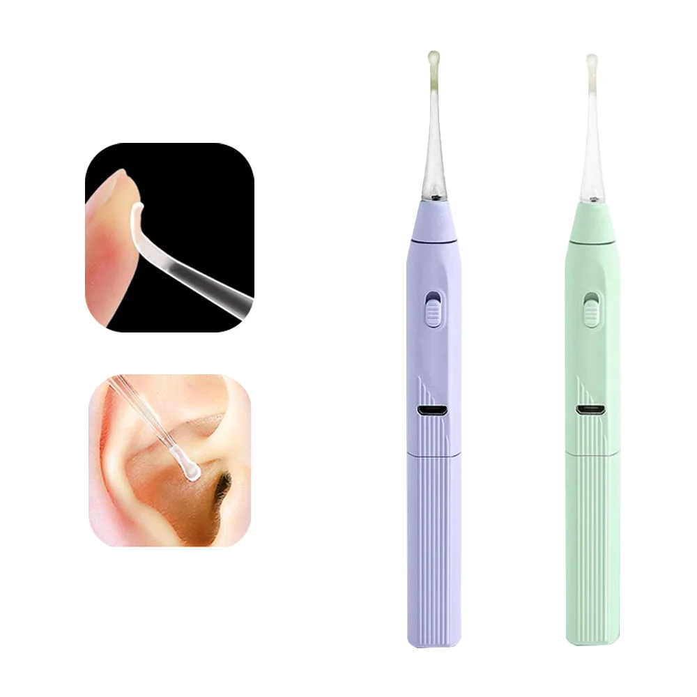 Soft-Silicone-Earpick-USB-Rechargeable-Ear-Cleaner-Flashlight-Earwax ...