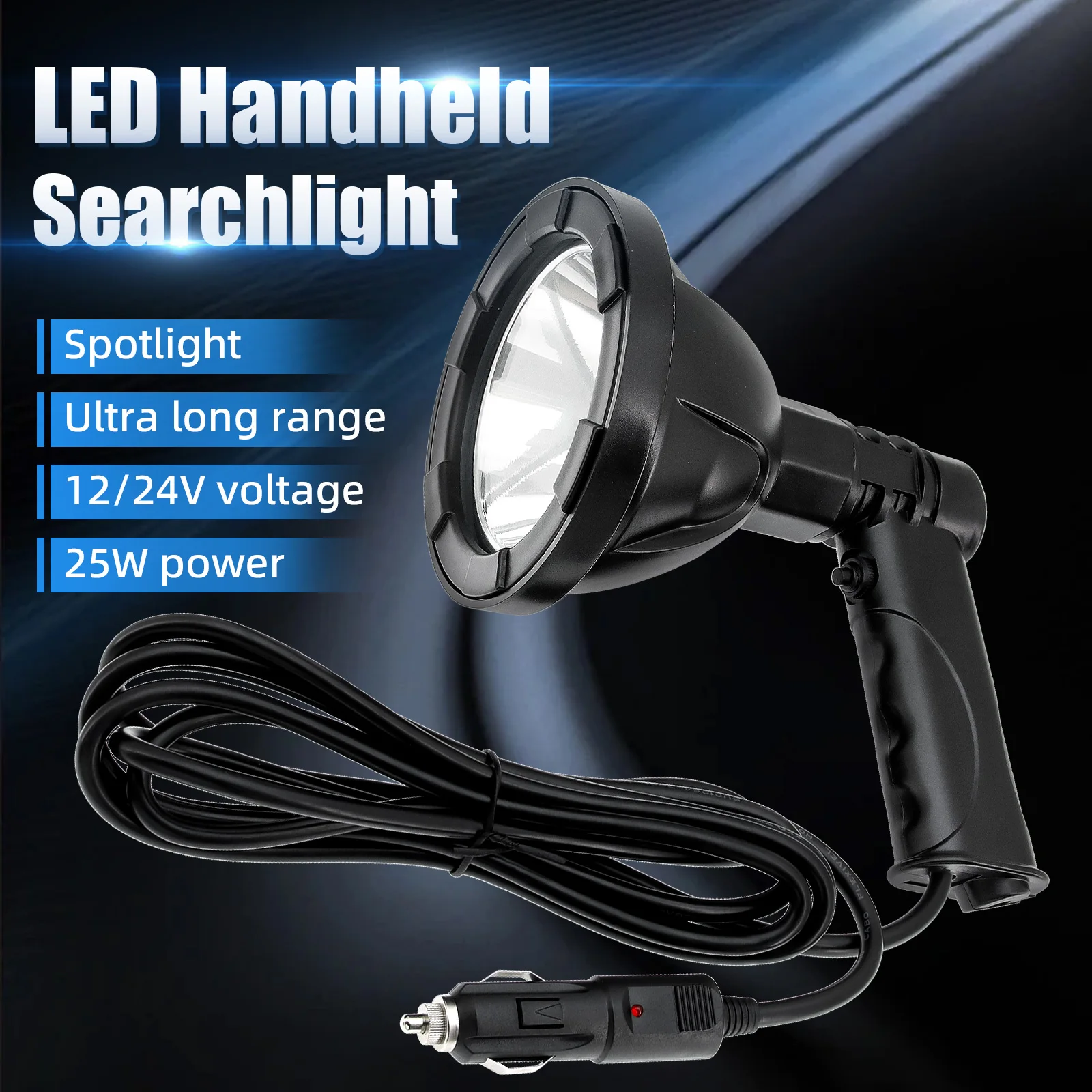 Powerful-Long-Range-Spotlights-4inch-25W-Portable-Spotlights-Fishing ...