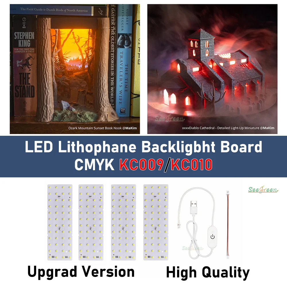 For Bambu Lab Lithophane Led Panel CMYK LED Backlight Board PLA Basic ...