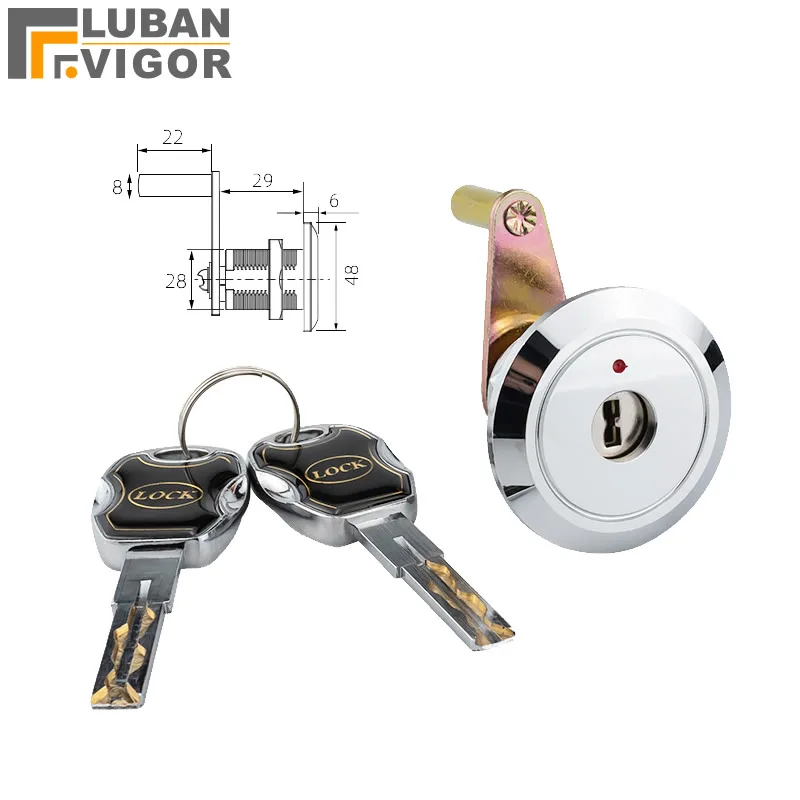 Factory Outlet Safe deposit box cylinder with 5keys Anti - theft lock ...