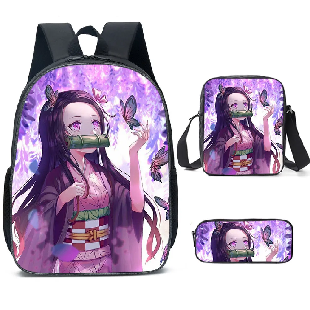 Ghost-Slayer-Kimetsu-No-Yaiba-Nezuko-Schoolbag-Backpack-Student ...