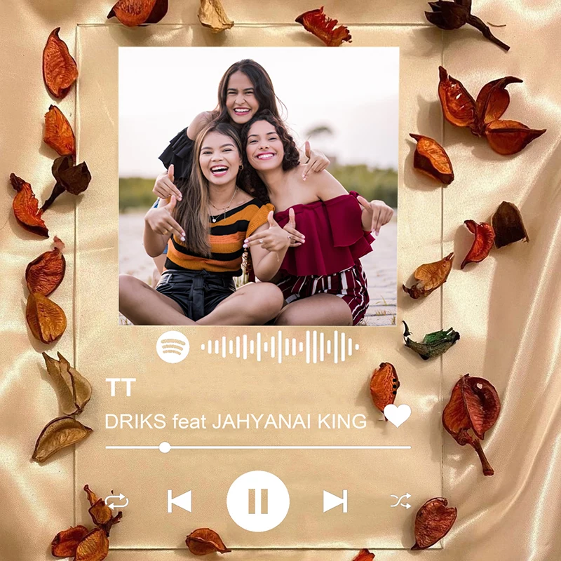 Esspoc Custom Personal Photo Spotify Code Acrylic Board Glassify Codes ...