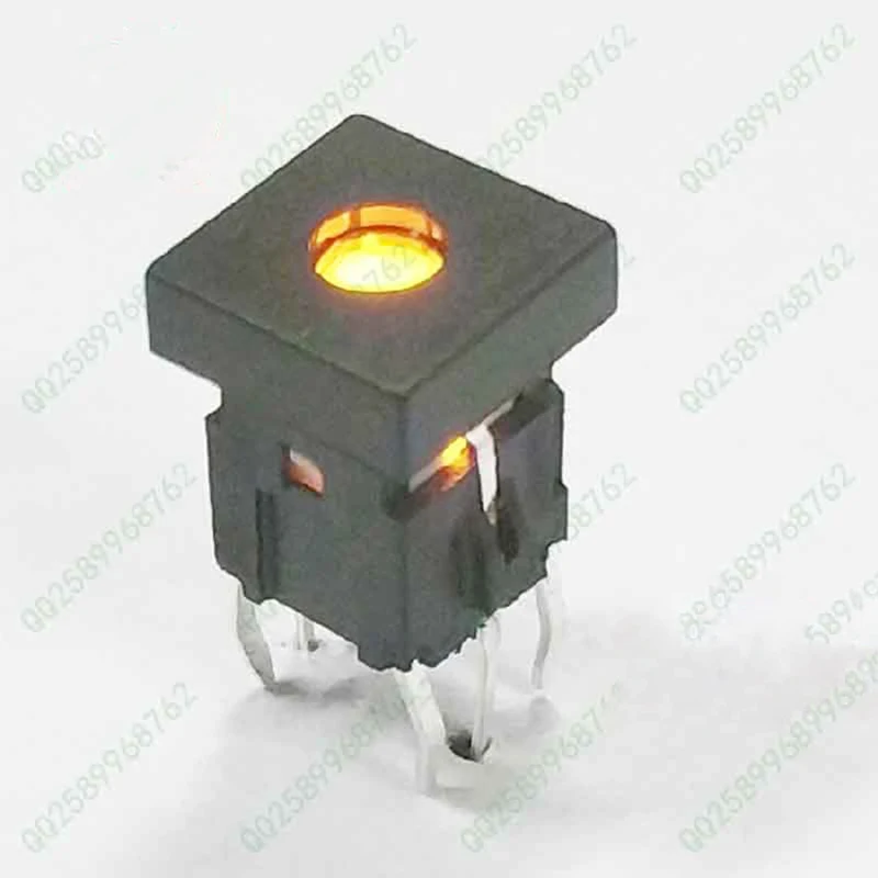10PCS-6X6-light-tact-switch-with-7-5-hole-cap-in-line-vertical-4-pin ...