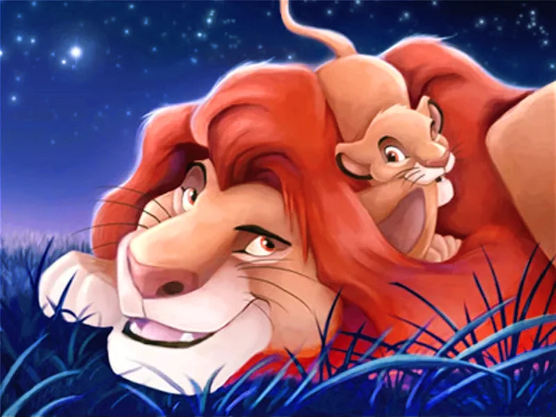 Lion King Simba Painting