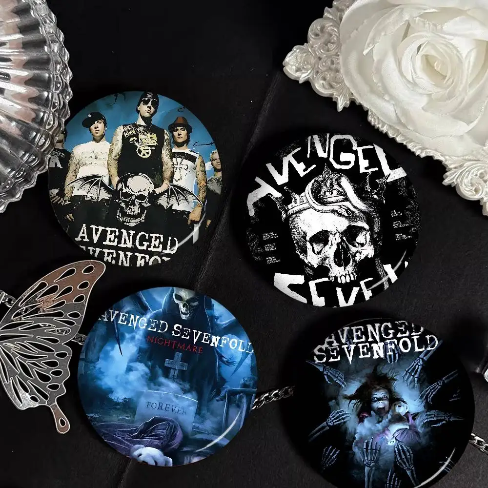 Hot Band Avenged S-Sevenfold Creative Tinplate Soft Button Pins Animal ...