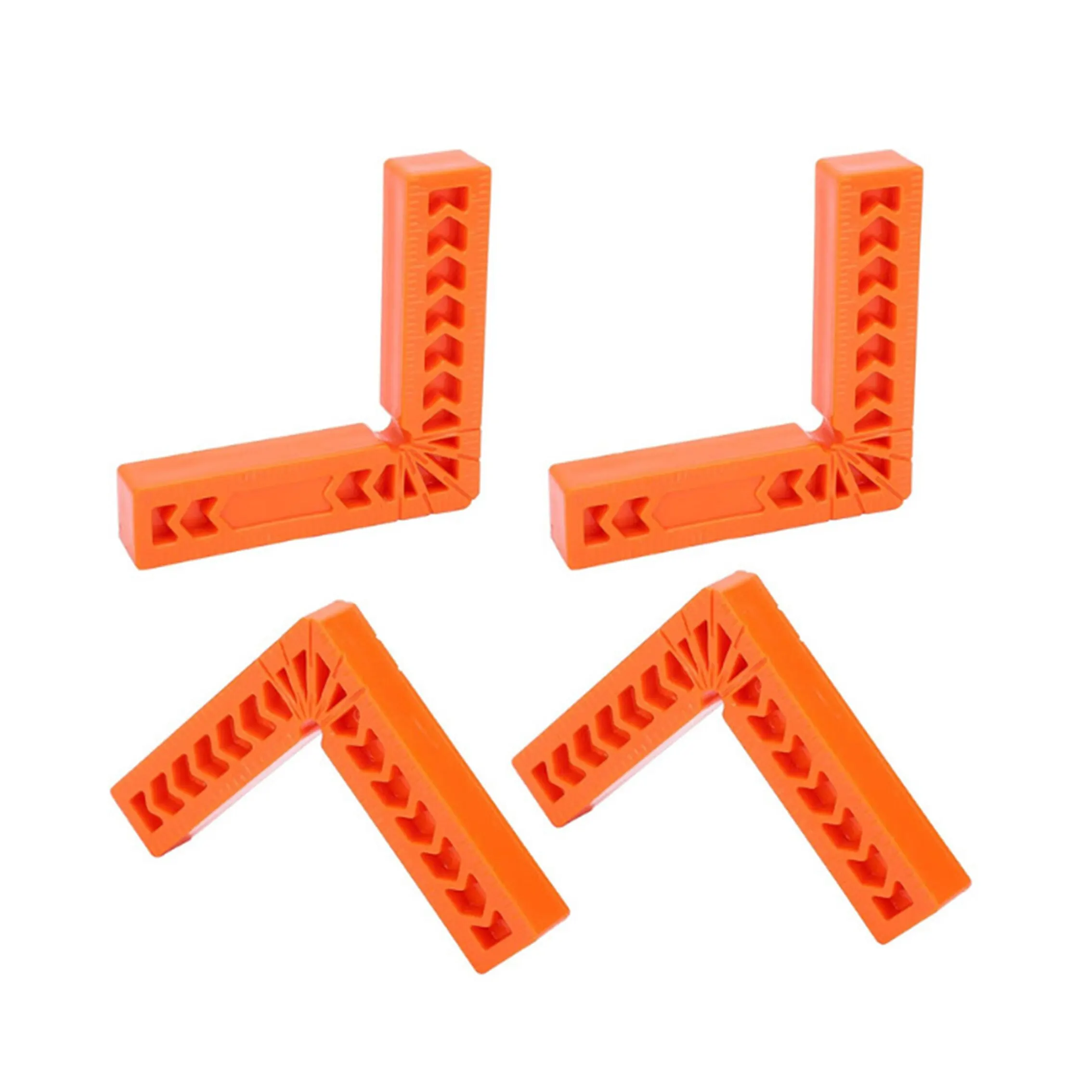 4PCS Plastic Right Angle Ruler Holder 90°Auxiliary Positioner Tool ...
