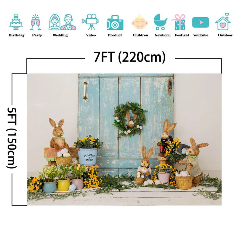 Easter Bunny Backdrops