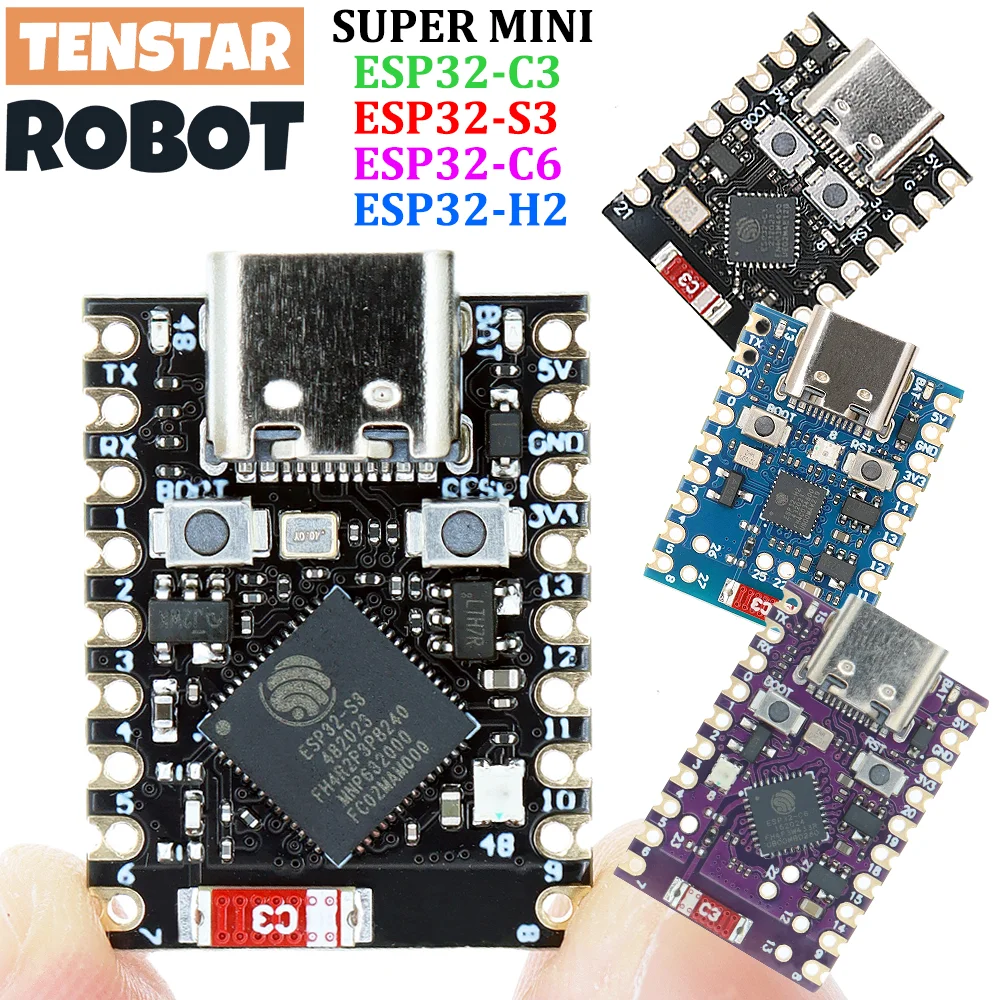 TENSTAR-ROBOT-ESP32-C3-ESP32-S3-ESP32-H2-ESP32-C6-Placa-de-desarrollo ...