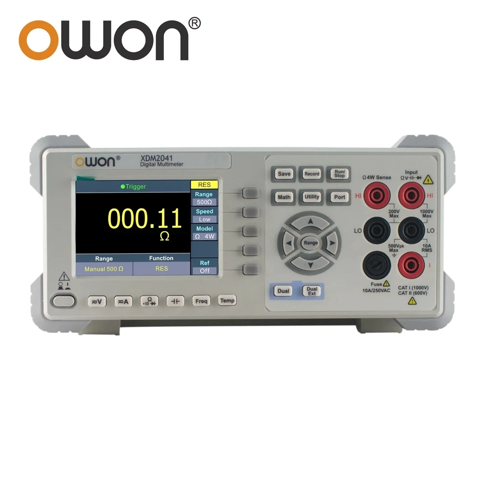 Owon XDM2041 4 1/2 Digital Multimeter Bench True RMS AC DC Voltage Current Temperature ...
