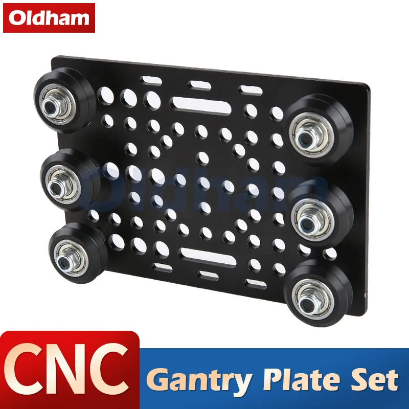 Alum-nio-V-Slot-Gantry-Plate-Set-3D-Printer-Parts-Solid-V-Wheel-POM-Kit ...