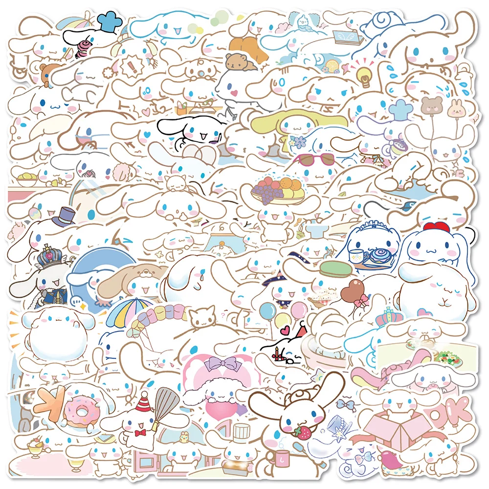 10-30-50-100PCS-Cute-Anime-Cinnamoroll-Cartoon-Stickers-Waterproof ...