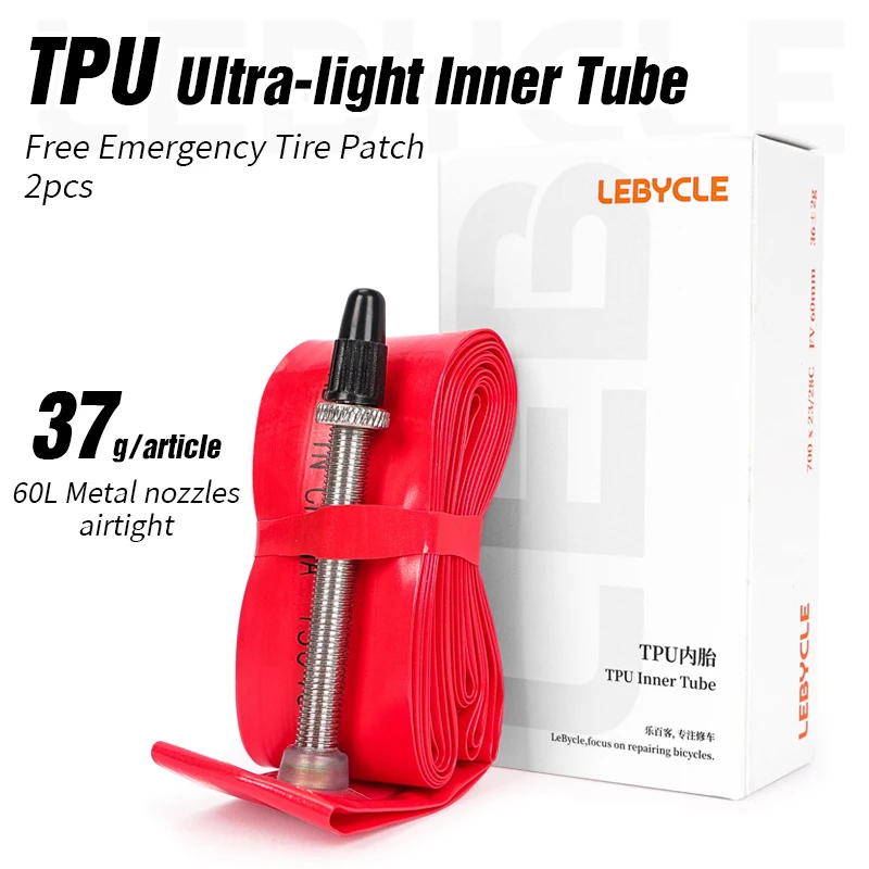 LEBYCLE Ultralight Bicycle TPU Inner Tube 700C X 23 28 Road Bicycle TPU ...