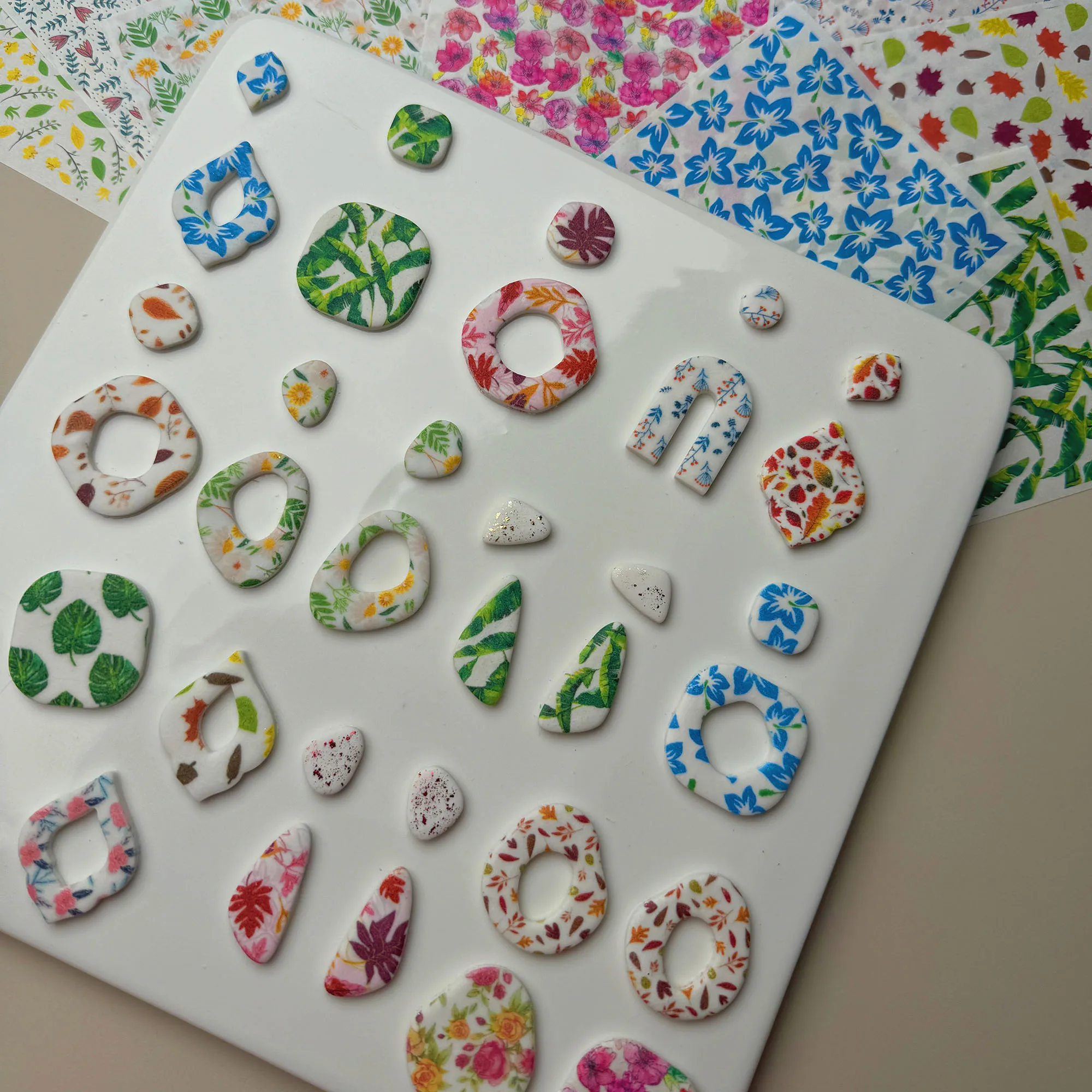 Soft-Pottery-Special-Watercolor-Flower-Transfer-Paper-Idyllic-DIY ...