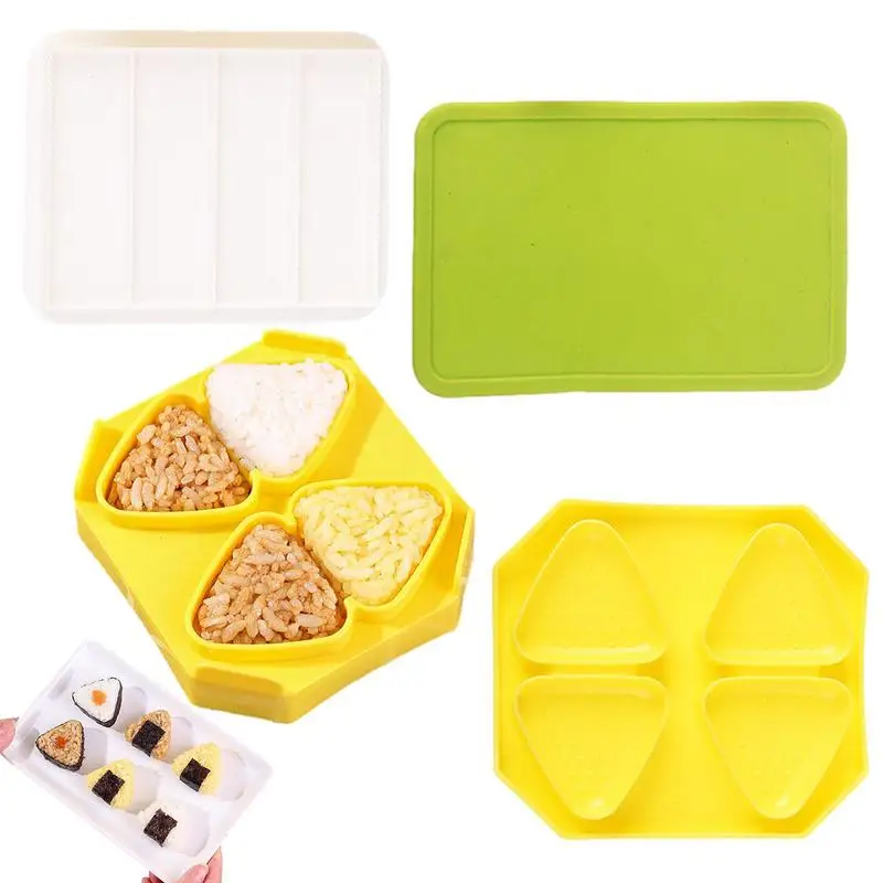 Sushi-Making-Kit-Triangular-Plastic-Sushi-Rice-Ball-Maker-Mold-DIY ...