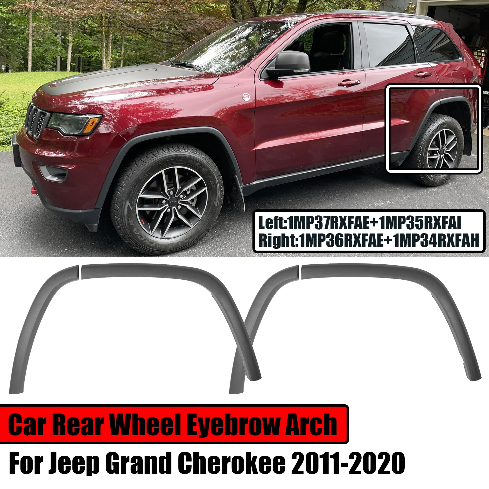 2PCS-Left-Right-For-Jeep-Grand-Cherokee-2011-2020-Car-Rear-Wheel ...