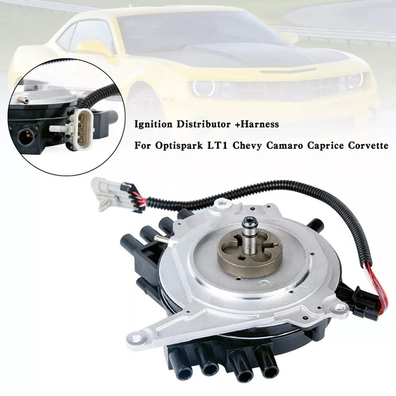 Car-Ignition-Distributor-With-Harness-KA-GM8381-For-Optispark-LT1-Chevy ...