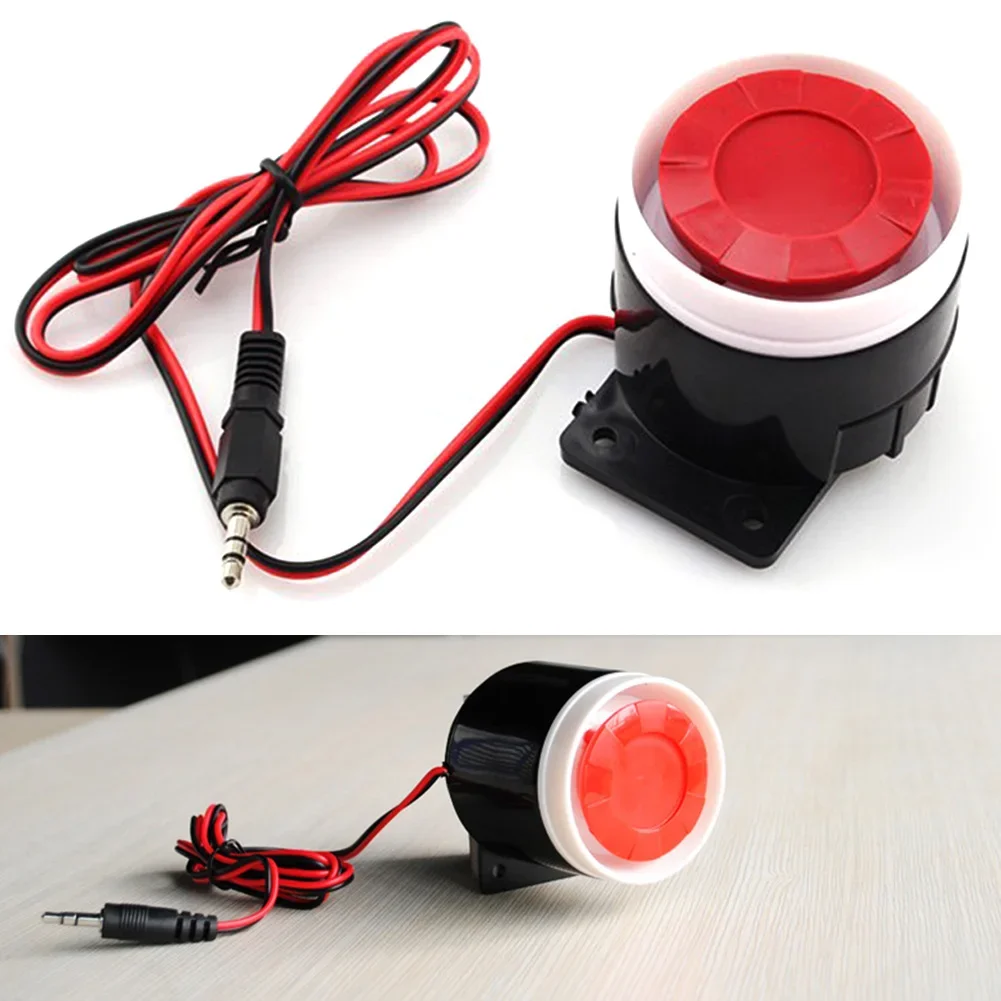 120db Wired Mini Sound Alarm Siren Horn for Alarm System Work with DC ...