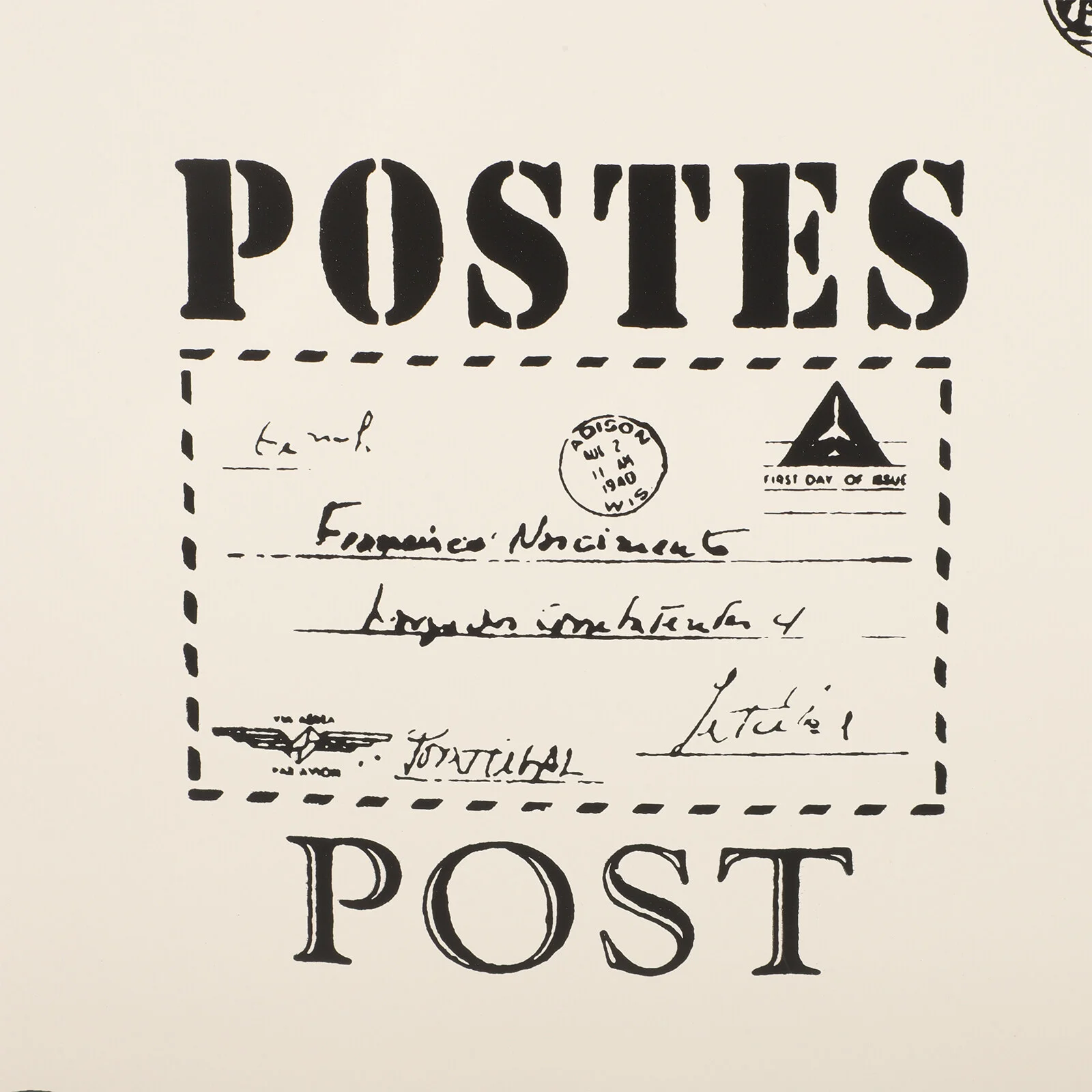 American-Style-Letter-Box-Hanging-Mail-Organizer-Post-Mailbox-Outdoor ...