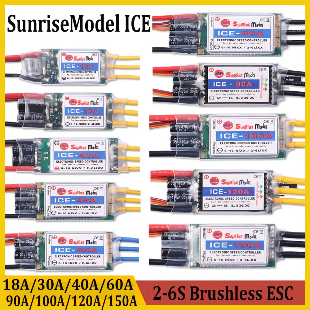 SunriseModel-ICE-2-6S-Helicopter-Airplane-Brushless-ESC-with-BEC-Output ...