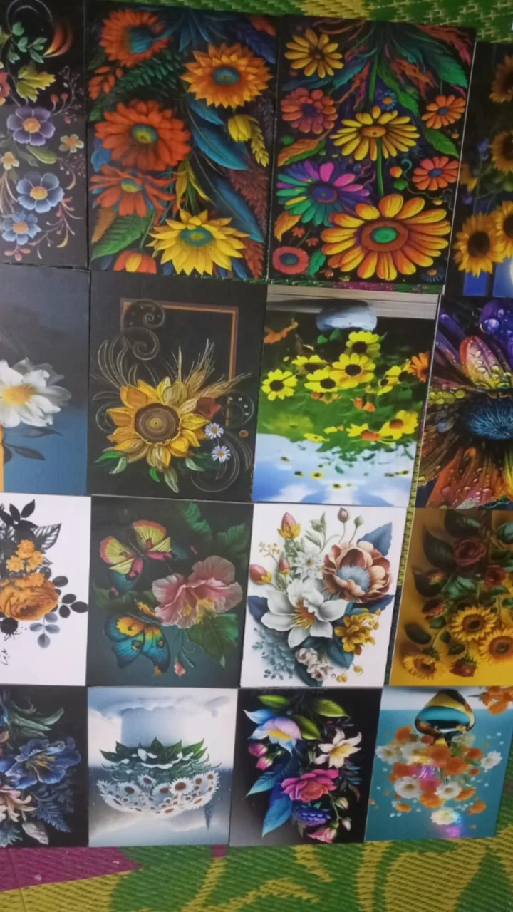 Wall decoration 18pcs Unique Design wallmate Home Decoration poster on ...