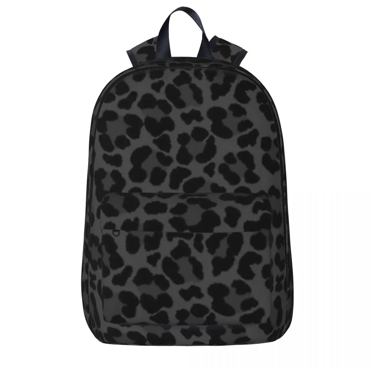 Black-Leopard-Print-Backpacks-Large-Capacity-Student-School-Bag ...