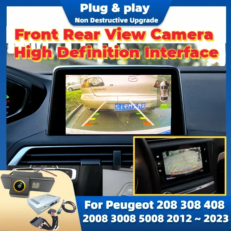 Reverse-Camera-Kit-Special-For-Peugeot-208-308-408-2008-3008-5008-2012 ...