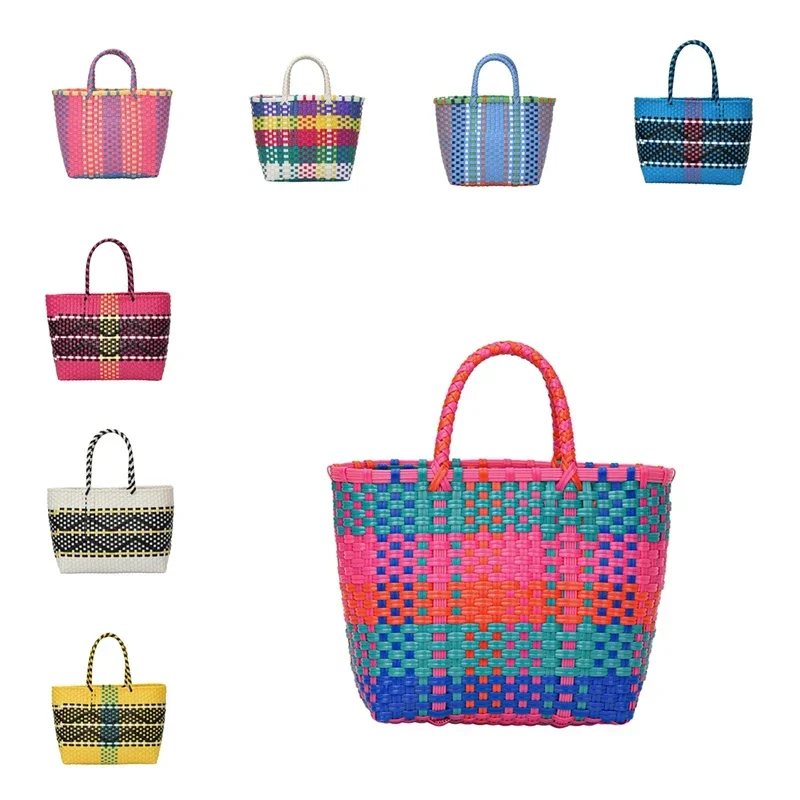 Summer Color Tote Bag: The Ultimate Guide to Handmade Woven Plastic ...