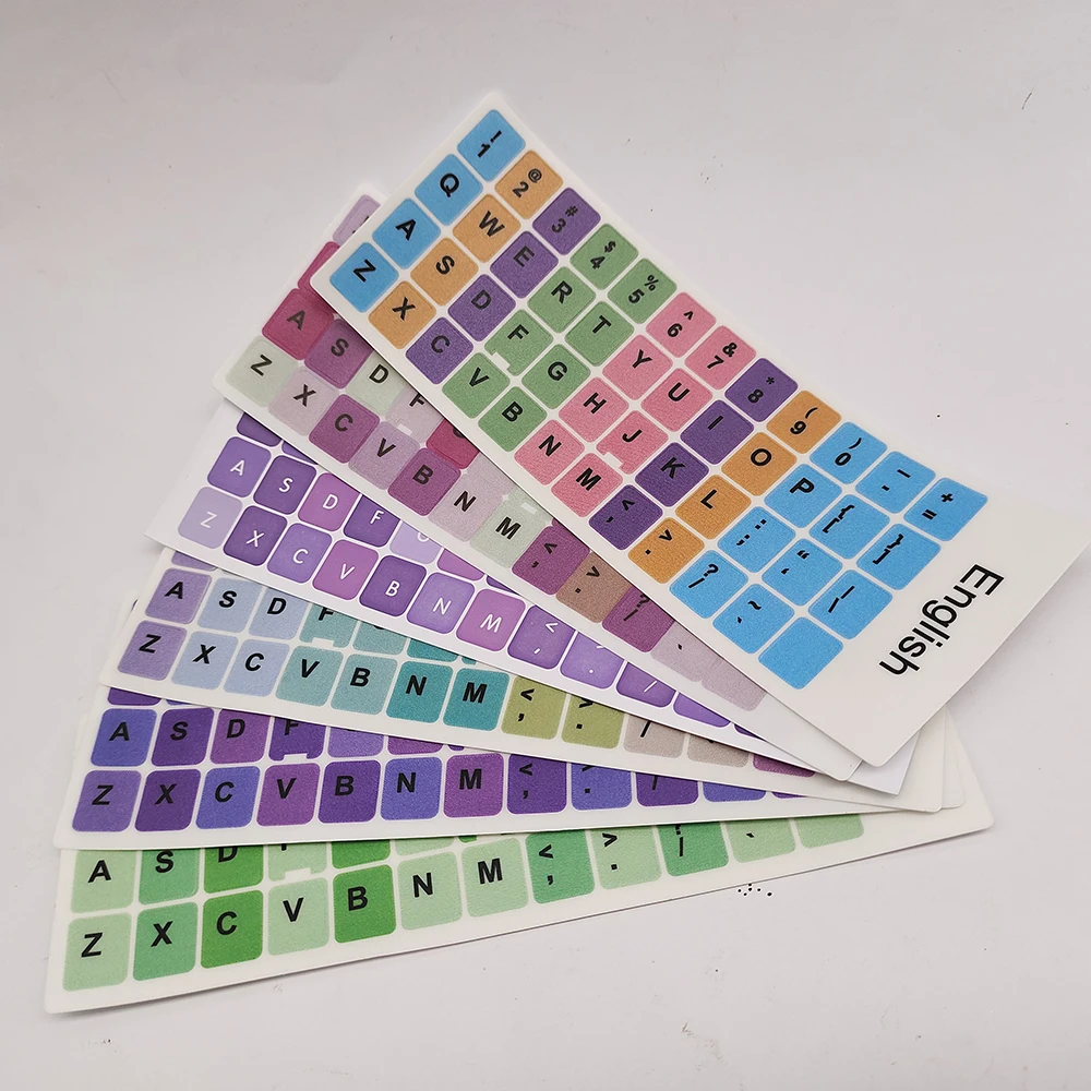 English-Letters-Cartoon-Anime-Cute-Keyboard-Stickers-For-Notebook ...