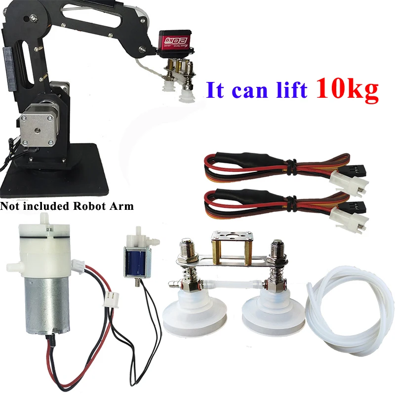 New-10kg-Load-Mechanical-Arm-Air-Pump-Robot-Claw-Vacuum-Sucker-Large-Suction-Pwm-Electronic ...