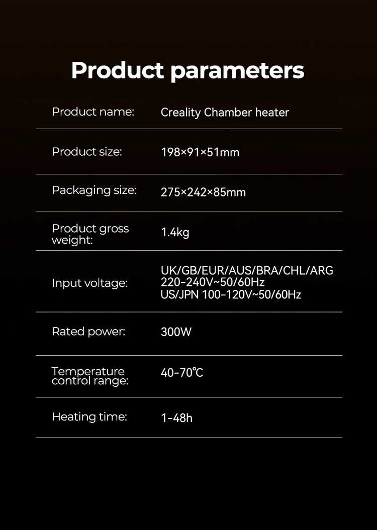 Creality Chamber Heater - 3DHUB.gr - Το πρώτο 3D printing HUB στην Ελλάδα!