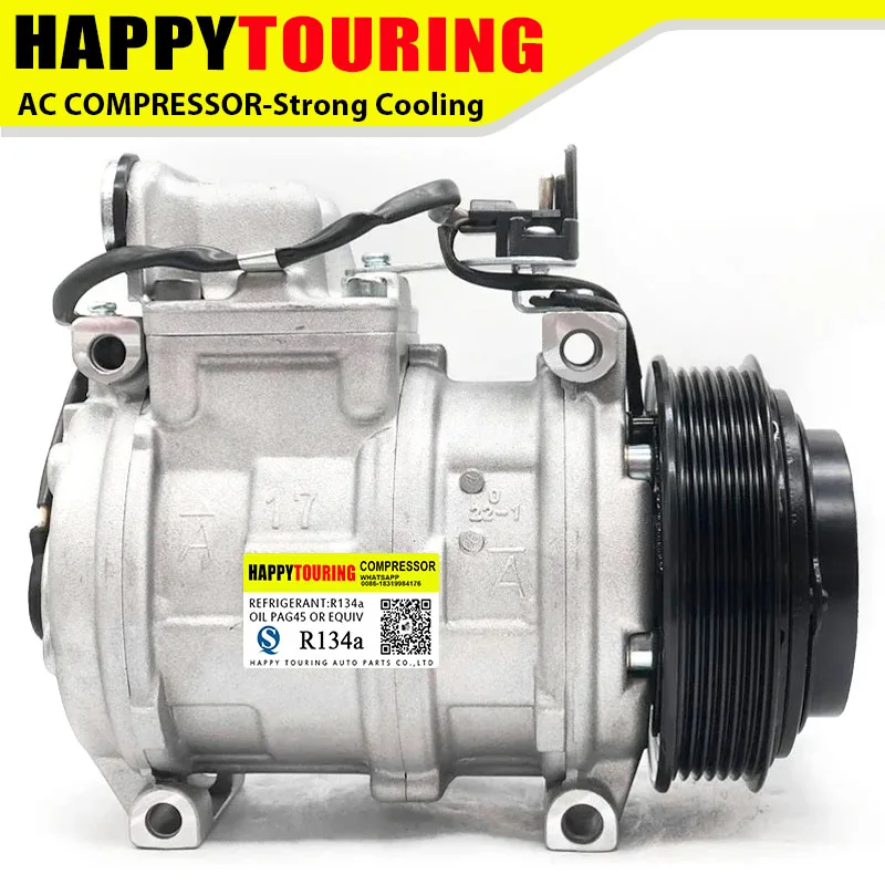 10PA17C AC Compressor For Mercedes Benz W124 190 W201 W126 0002300511 ...
