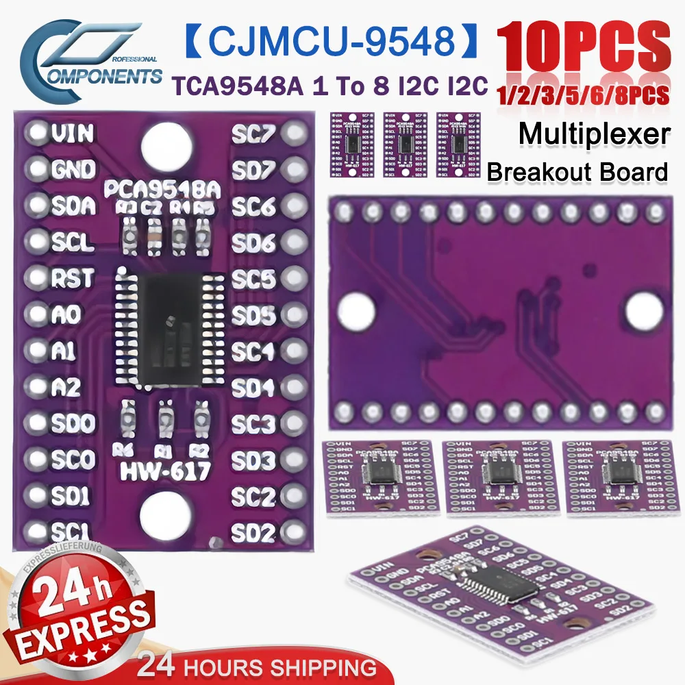 1-10PCS-CJMCU-9548-TCA9548A-1-To-8-I2C-I2C-Module-Development-Board-IIC ...