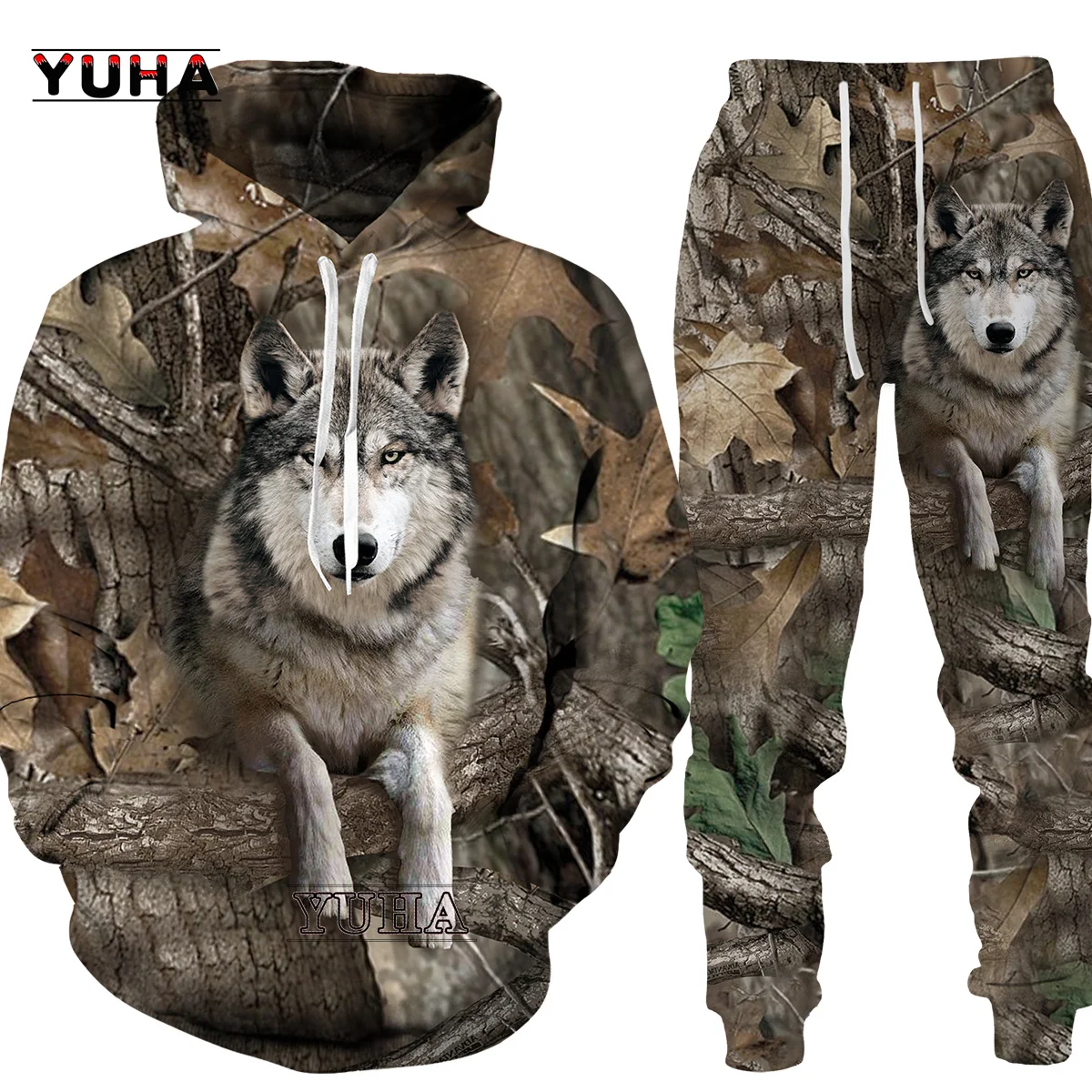 Casual-Camouflage-Hunting-Animal-Wild-Wolf-fox-3D-Hoodie-Sweatshirt-Men ...