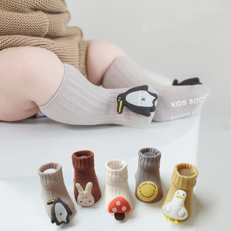 2023 New Cute Cartoon Animal Baby Socks Winter Autumn Soft Warm Cotton ...