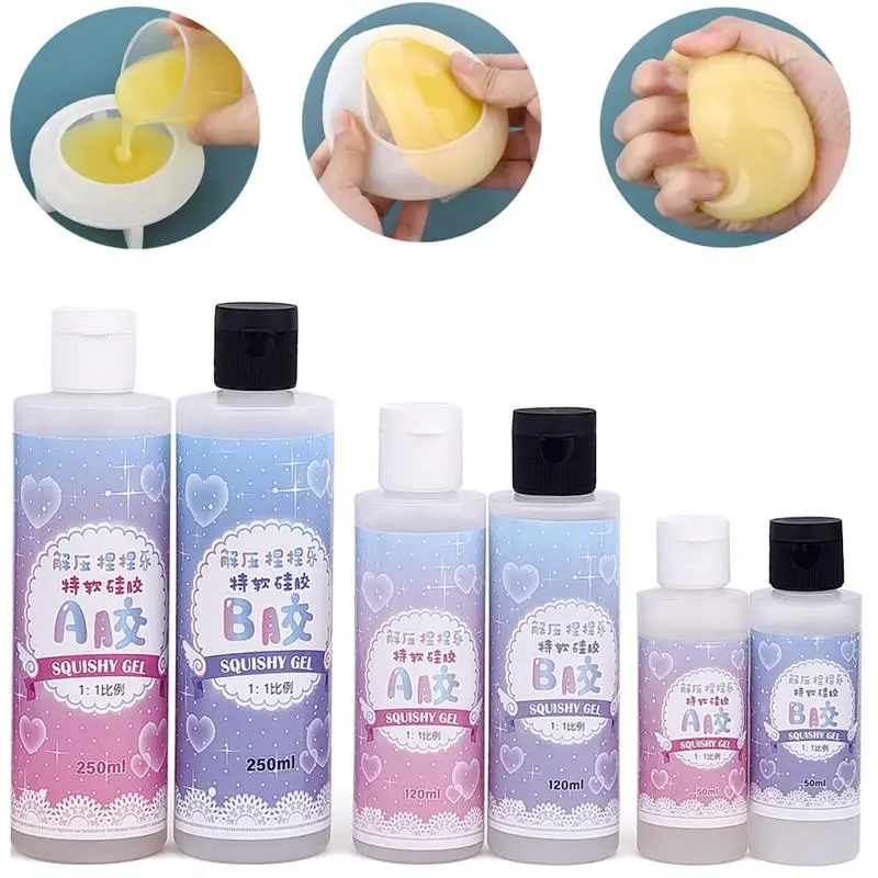 500-200ml-Squishy-Gel-Soft-Liquid-Silicone-For-Molding-Cat-S-Paw ...