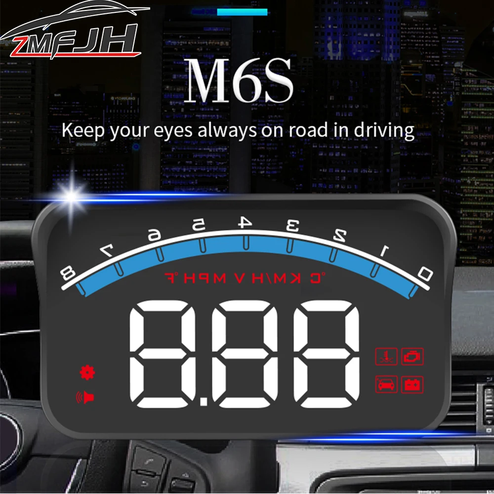 OBD-Car-Digital-Speedometer-Windshield-Projector-Head-Up-Display-Water ...