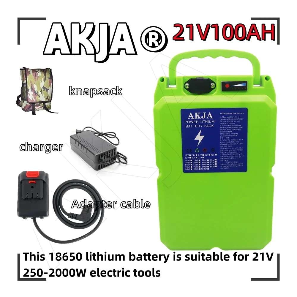 Air-fast-transportation-21V100ah-Battery-Replacement-Cordless-Brushless ...