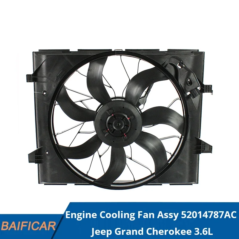 Baificar Brand New Engine Cooling Fan Assembly 52014787AC For Jeep ...