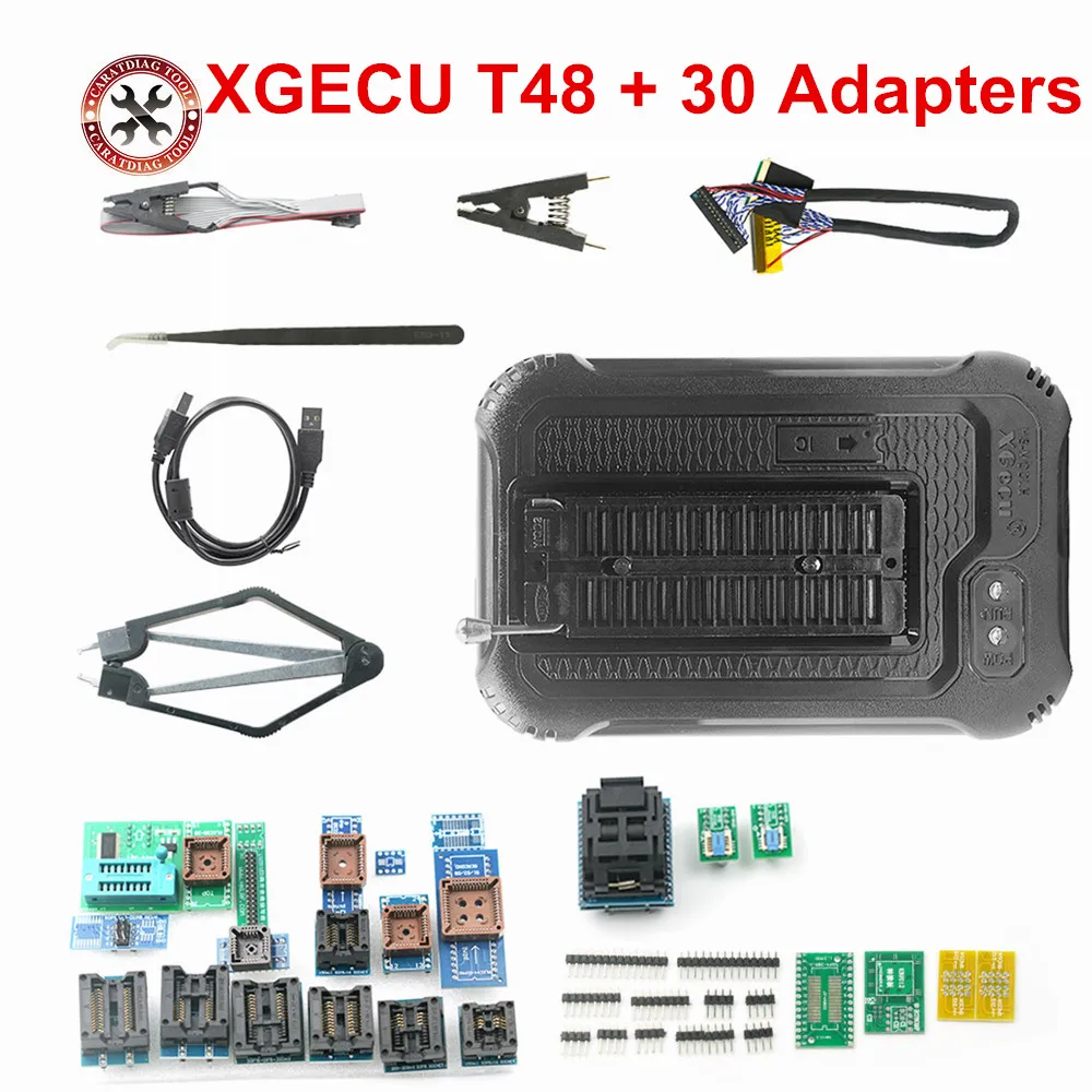 XGECU T48 +30 Adapters XGECU 100% Original ECU Programmer TL866-3G ...