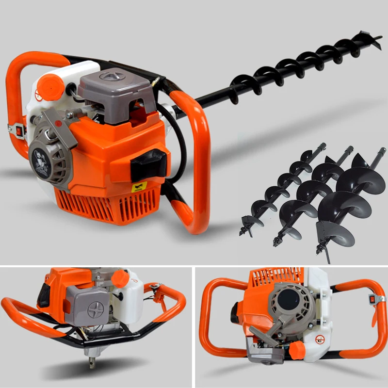 72cc-Gas-Aangedreven-Paalgat-Graafmachine-Tuin-Vijzel-Post-Gat ...