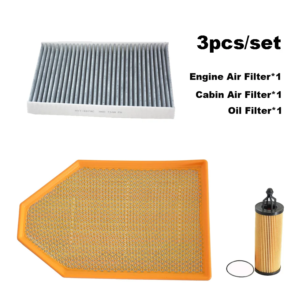 3pcs-Filter-Set-For-CHRYSLER-300C-3-0L-2013-2020-300S-DODGE-CHALLENGER ...