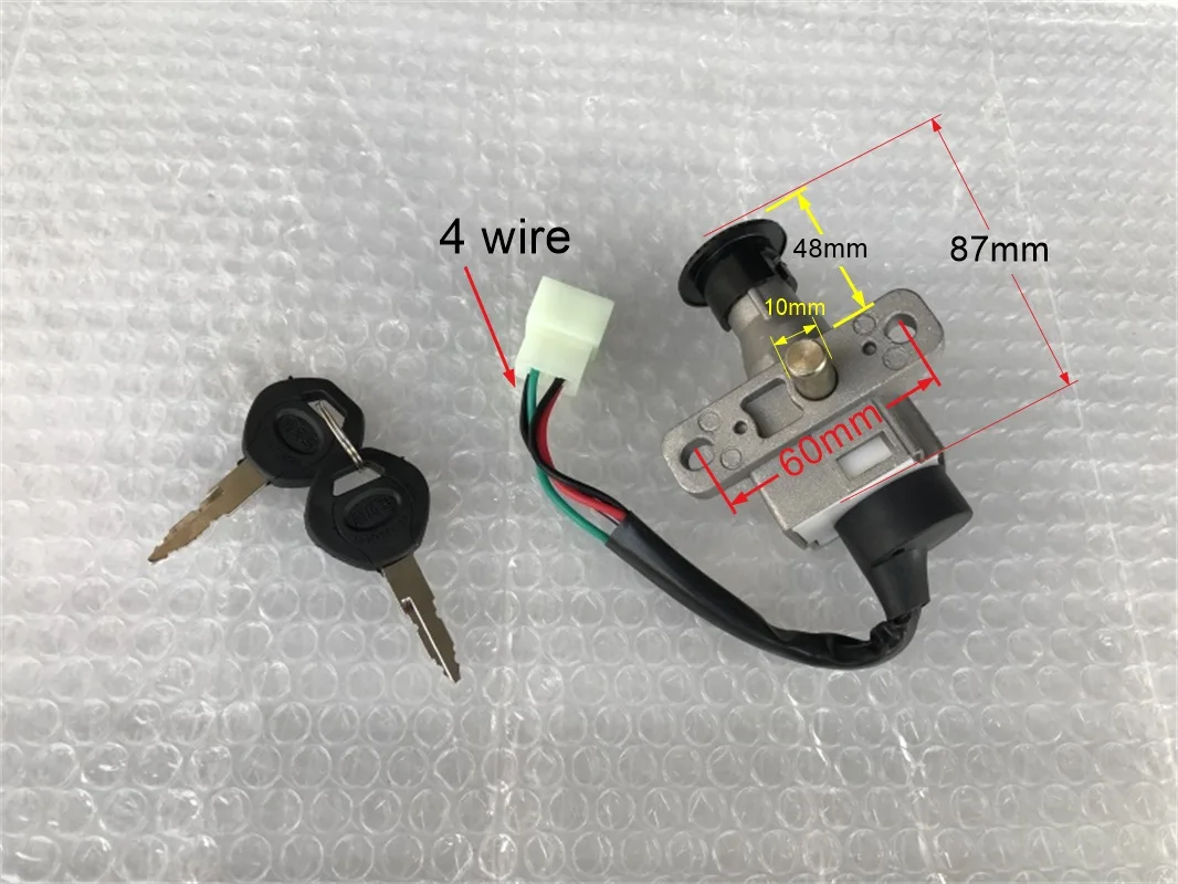 Motorcycle-Scooter-JOG-JOG100-Electric-Ignition-Switch-Lock-Set-2-Wire ...