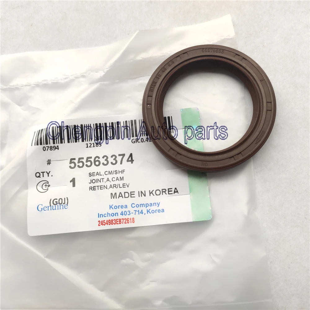 (2 개/몫) 엔진 캠축 오일 씰 원래 OEM 55563374 55579838 크기 35*48 ** 6.8 Chevrolet ...