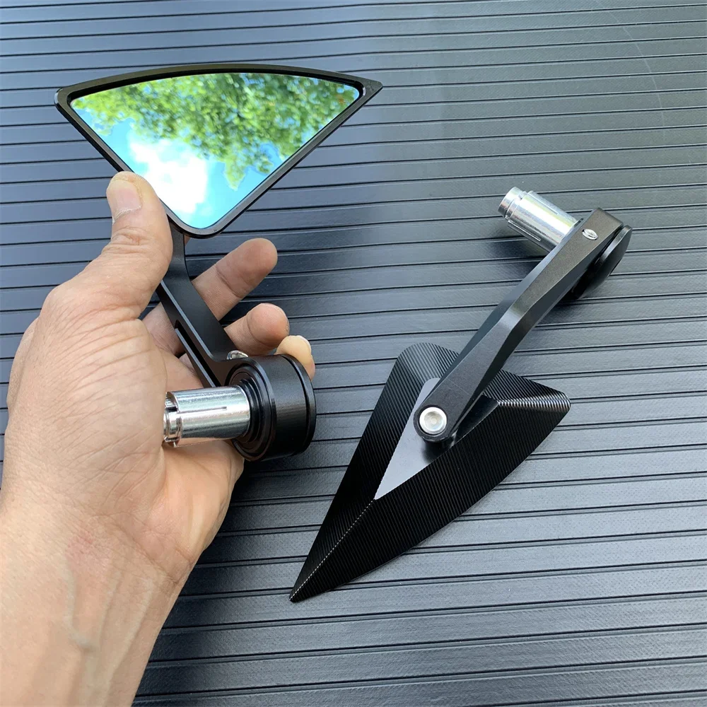 Motorcycle-Handlebar-Mirror-7-8-22mm-Bar-End-Mirror-Rearview-Mirror-For ...