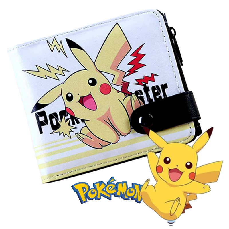 Pokemon-Pikachu-Wallet-Short-Cartoon-Anime-Boys-and-Girls-PU-Coin-Purse ...