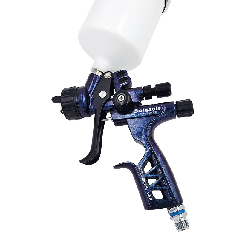 Upper Pot Spray Gun 1.3mm Auto Furniture Leather Sheet Metal Paint ...