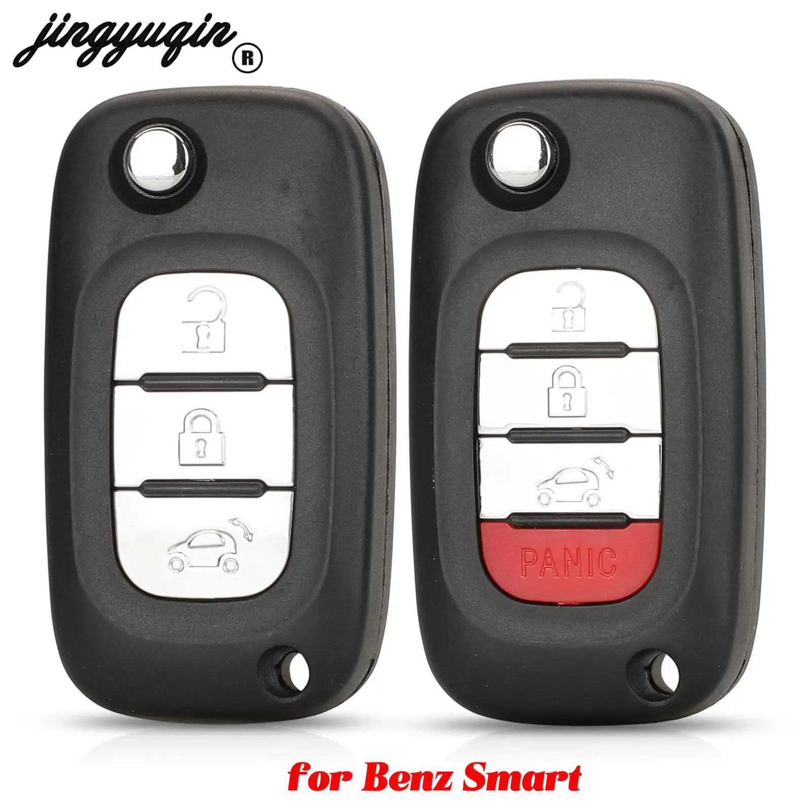 jingyuqin 3/4 Button For Benz Smart Fortwo 453 Forfour 2015 2016 2017 ...